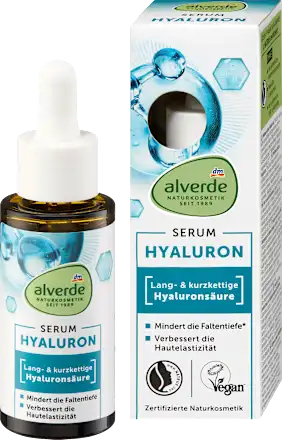 alverde NATURKOSMETIK
Hijaluronski serum za lice, 30 ml