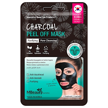 MBeauty
PEEL OFF Detox - maska za lice sa ugljem, 3 kom