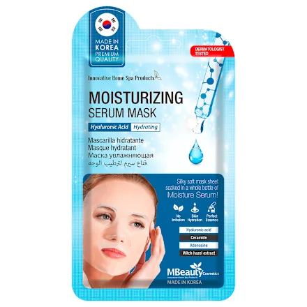 MBeauty
MOISTURIZING SERUM MASK - Hyaluronic serum maska, 25 ml