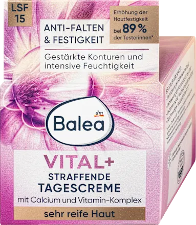 Balea
VITAL+ dnevna krema za lice, SPF15, 50 ml