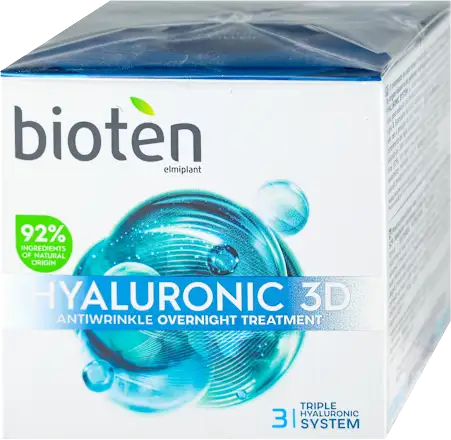 bioten
HYALURONIC 3D – noćna krema za lice, 50 ml