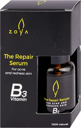 ZOYA
The Repair serum za lice protiv akni i crvenila - niacinamid (vitamin B3), 30 ml