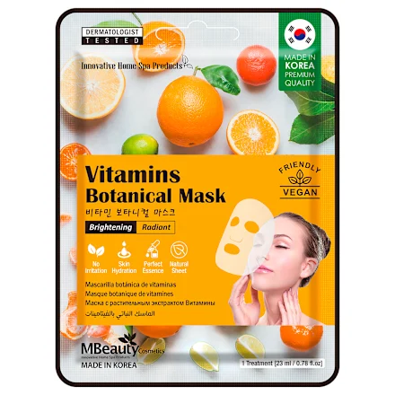 MBeauty
Maska za lice - Botanical Vitamins, 1 kom