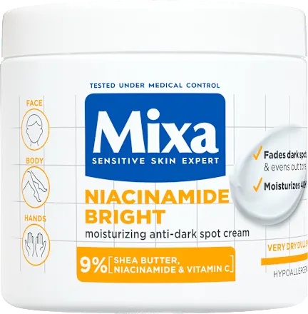 Mixa
Krema protiv tamnih fleka - za lice, telo i ruke, 400 ml