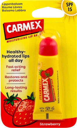 Carmex
Balzam za usne, jagoda SPF 15, 10 g