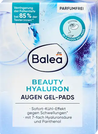 Balea
BEAUTY HYALURON jastučići za predeo oko očiju, 3x2kom, 6 kom