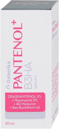 Galenika
PANTENOL+ B3HA serum za lice, 30 ml