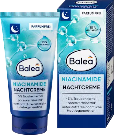 Balea
Noćna krema za lice sa niacinamidom, 50 ml