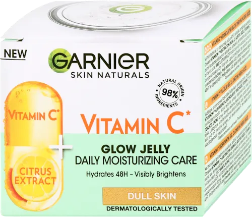 GARNIER SKIN NATURALS
Vitamin C dnevna gel krema za lice, 50 ml