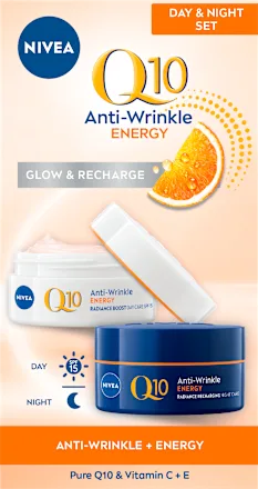 NIVEA
Q10 ENERGY dnevna i noćna krema- duopack, 2x50ml, 100 ml