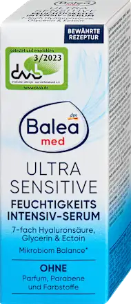 Balea med
ULTRA SENSITIVE Hidratantni intenzivni serum za lice za osetljivu kožu, 30 ml