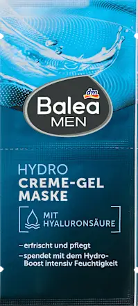 Balea MEN
HYDRO krem-gel maska za lice, 2x8ml, 16 ml