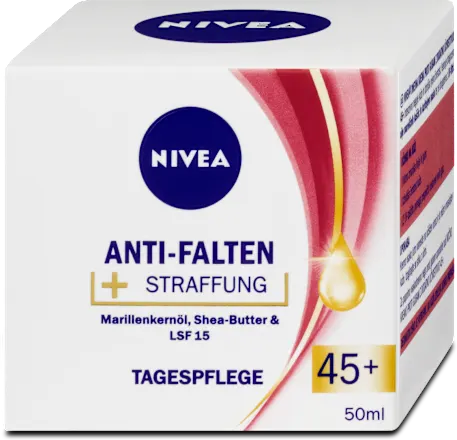 NIVEA
Dnevna krema za lice protiv bora 45+,SPF 15, 50 ml