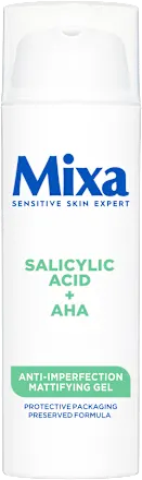 Mixa
ANTI-IMPERFECTION MATTIFYING gel za lice - salicilna kiselina i AHA, 50 ml