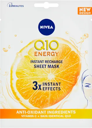 NIVEA
Q10 Energy maska za lice protiv bora – vitamin C, 1 kom