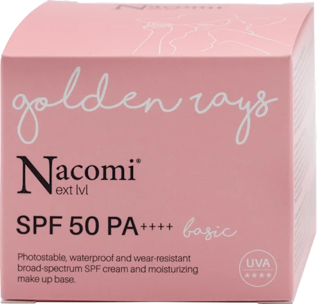 Nacomi
golden rays hidratantna krema za lice SPF 50, 50 ml
