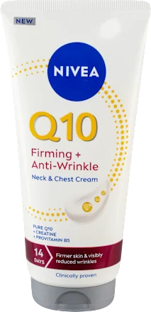 NIVEA
Q10 Firming + Anti-Wrinke krema za vrat i dekolte, 200 ml