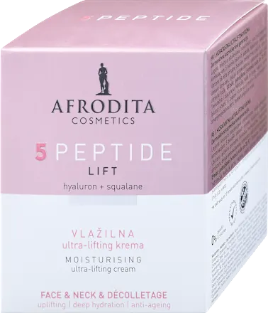 AFRODITA
5 PEPTIDE dnevna hidratantna krema za lice, 50 ml