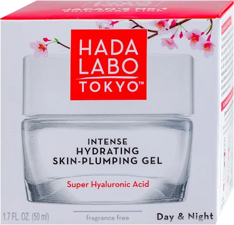 HADA LABO TOKYO
INTENSE HYDRATING SKIN-PLUMPING dnevna i noćna gel krema za lice, 50 ml