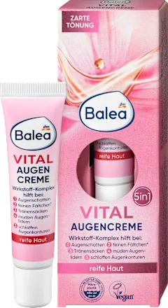 Balea
VITAL 5in1 blago tonirana krema za područje oko očiju, 15 ml