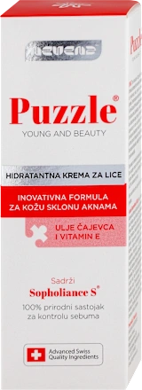 nevena Puzzle
HIDRATANTNA KREMA ZA LICE - ulje čajevca i vitamin E, 50 ml