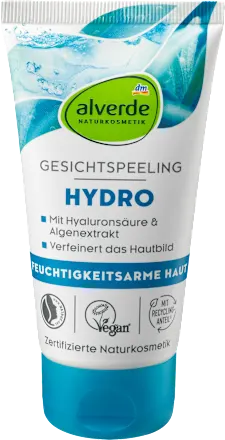 alverde NATURKOSMETIK
HYDRO Piling za lice, 75 ml