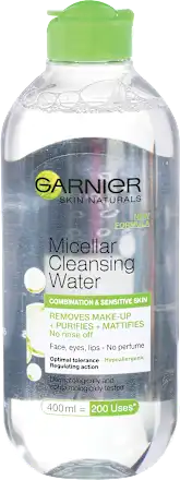 GARNIER SKIN NATURALS
Micelarna voda za mešovitu i osetljivu kožu, 400 ml