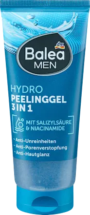 Balea MEN
Piling gel za umivanje 3u1 HYDRO, 100 ml