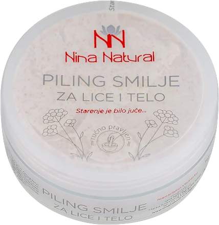 Nina Natural
Piling smilje za lice i telo, 150 ml