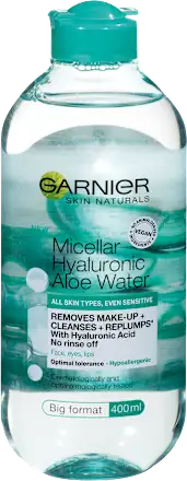 GARNIER SKIN NATURALS
Micellar Hyaluronic Aloe Water micelarna voda za lice, 400 ml