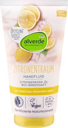 alverde NATURKOSMETIK
Fluid za ruke – limun, 75 ml