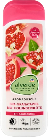 alverde NATURKOSMETIK
Gel za tuširanje - nar i cvet zove, 250 ml