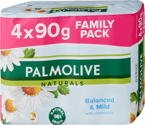 PALMOLIVE
Naturals sapun sa kamilicom i vitaminom E - Family Pack, 4 lis