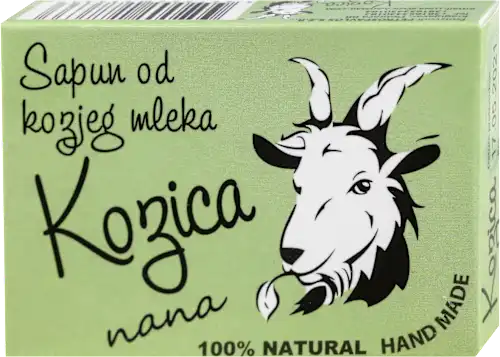 Kozica
Čvrsti sapun za negu tela - kozje mleko i nana, 70 g