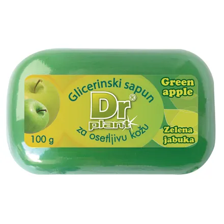 Dr Plant
Glicerinski sapun - zelena jabuka, 100 g