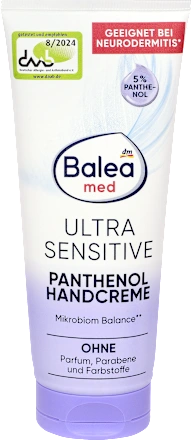 Balea med
ULTRA SENSITIVE Panthenol krema za ruke, 100 ml