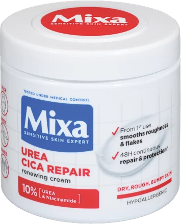 Mixa
UREA CICA REPAIR obnavljajuća krema, 400 ml