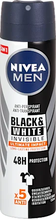 NIVEA MEN
Black & White Invisible - dezodorans u spreju, 150 ml