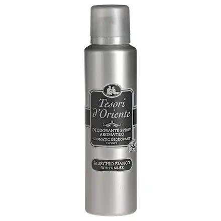 Tesori d'Oriente
Dezodorans u spreju - Beli mošus, 150 ml