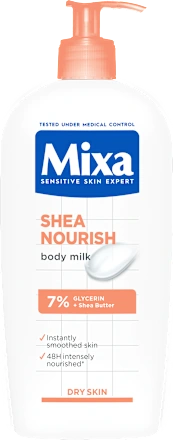 Mixa
SHEA NOURISH mleko za telo, 400 ml