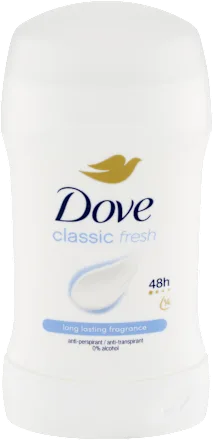 Dove
classic fresh antiperspirant u stiku, 50 ml
