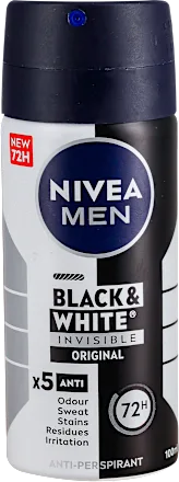 NIVEA MEN
Black & White Invisible Original - dezodorans u spreju, 100 ml