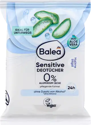 Balea
Sensitive deo vlažne maramice, bez aluminijuma, 10 kom