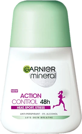 GARNIER mineral
ACTION CONTROL 48h mineralni antiperspirant roll-on, 50 ml