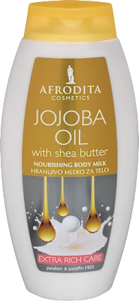 AFRODITA
Mleko za telo, JOJOBA OIL, 250 ml