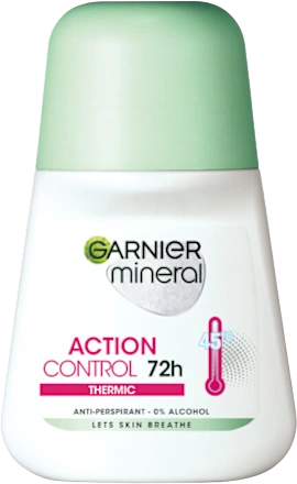 GARNIER mineral
ACTION CONTROL 72h roll-on antiperspirant Thermic, 50 ml