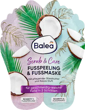 Balea
Scrub & Care piling i maska za stopala, 20 ml