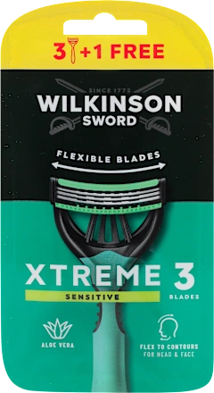 WILKINSON SWORD
Xtreme 3 Sensitive jednokratni brijači, 4 kom
