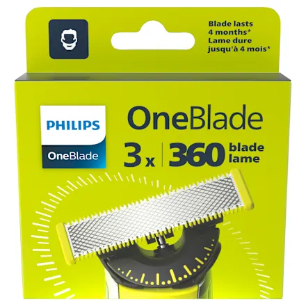 PHILIPS OneBlade
QP430/50 360 blade lame zamenske dopune, 3 kom
