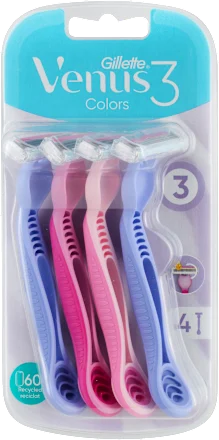 Gillette Venus
Colors 3, ženski brijač, 4 kom